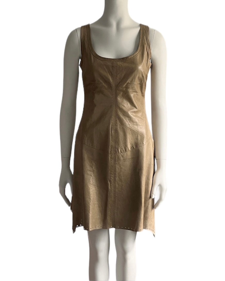 Helmut Lang 2001 Leather Dress – COUL ARCHIVE